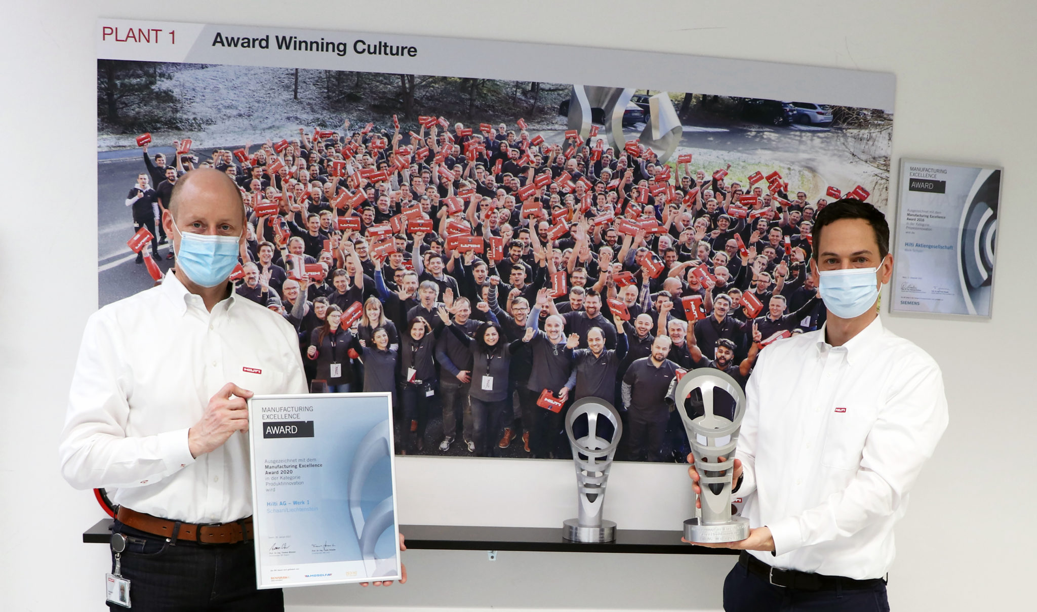 Hilti Werk Schaan mit MX Award ausgezeichnet – lie:zeit online