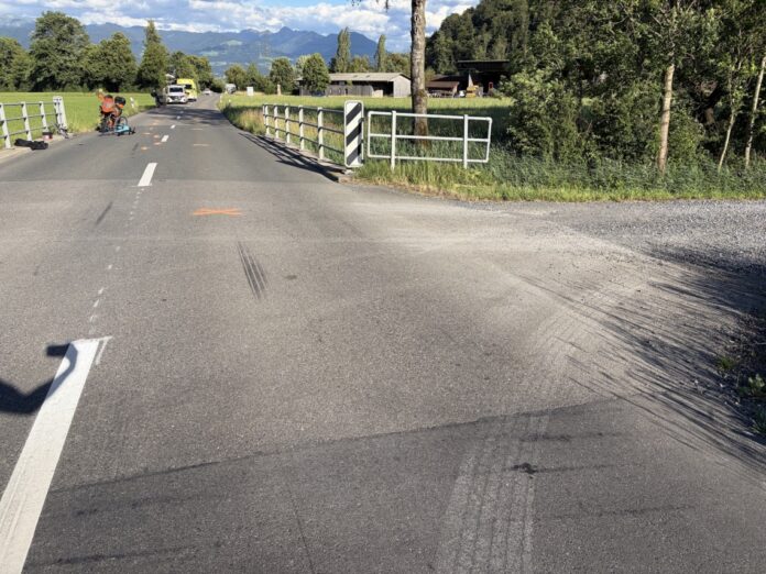 Altstätten: Unfall zwischen Velo und Motorrad – lie:zeit online